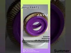 textile finishing lk stenter brush wheel purple color plactic material copper brass brush hair