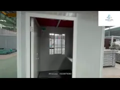mobile steel security booth durable design