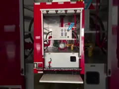 isuzu red color water tank fire truck 2000kg capacity euro 6