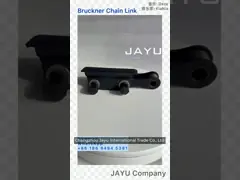 textile finishing machine spares bruckner stenter chain link black color steel horizontal type