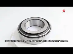 Angular Contact Ball Bearings Solid Oil Bearings for Pumps / Compressors / Electric Motors