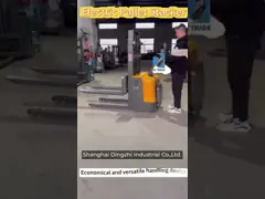 heavy duty 1.5t - 2t loading electric pallet stacker for industrial use