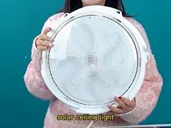 solar ceiling light waterproof pendant light remote control garden corridor lamp