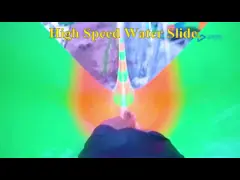 Aqua Park Equipment Fun Park High Speed Slide Swimming Pool Fiberglass Slide