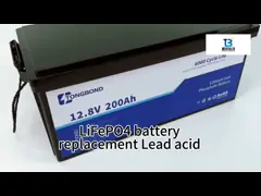 Zuhause Solarbatteriespeichersystem 12,8V 200Ah LiFePO4 für die Sicherung von Strom