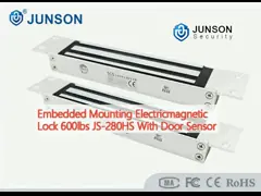 Cerradura electromagnética de 600 lbs js-280hs con sensor de puerta