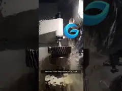 4 Modulo 17crnimo6 Doppelhelix-Zahnräder, Ankurbelungszahnräder und Getriebe, dotato di un motore a doppia elica.