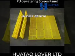 WS85 PU Screen Mesh per la miniera resistente anti abrasivo PU Sieve Mesh