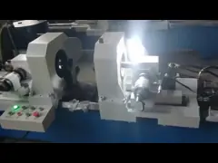 tube ends turning machine for conveyor rollers idlers
