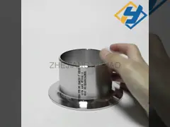 dn6 to dn800 stainless steel butt welded flanging stub end polished finish flat face
