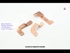 fixing precision copper stamping parts and metal bending parts