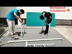 Ergonomic ESD Workbench Adjustable Height Static Safe Workstation