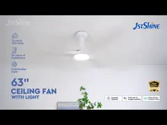 52/63 pulgadas ventilador de techo inteligente con motor de corriente continua controlado por control remoto y ahorro de energía con 3 p