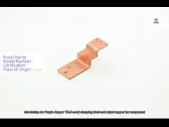 purple copper t2-m metal stamping front-end output  copper bar component