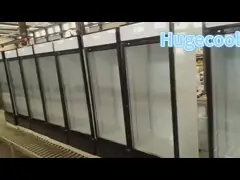 customization supermarket glass door display walk in cooler for cold beverages and beer