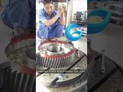 산업용 20CrMnTi 스틸 오른손 헬릭스 기어 2 모듈 나사 기어