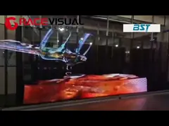 Display LED trasparente professionale serie TSR P3.9-P7.8 Passo pixel regolabile | Frequenza di aggiornamento 7680Hz | Luminosità elevata 5000nits