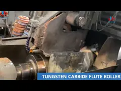 Rullo ondulatore in carburo di tungsteno ad alta efficienza con microdurezza HV900-1250 e spessore del rivestimento 0,06-0,07 mm