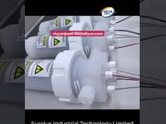 4.5 кВт, 3 фазы, 208 В переменного тока, макс. температура 120℃, проточные химические нагреватели в оболочке из PFA