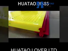 Nuovo 610×610mm WS85 Polyurethane Vibrating Screen Cornice in acciaio Aperture circolari / lineari / quadrate