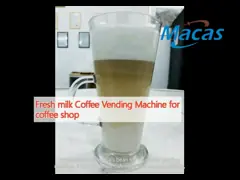 fresh milk coffee vending machine for coffee shop