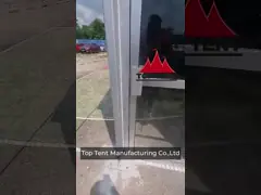 Tienda de eventos deportivos duraderos para entrenamiento y salas de estrategia en el campo