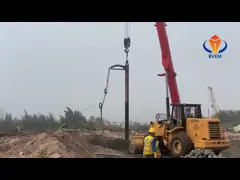 工業用砂ビブロフロート 重機械 ビブロ 石柱 置き換え 土壌改善