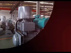 산업 자동화용 고성능 뿌리 진공 펌프 0.52-183.9m3/min 흐름 범위