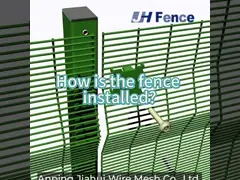 low carbon steel wire highway fence 358 high security fence hot dipped galvanized