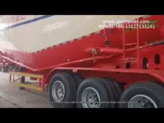 50000L 대량 시멘트 반 트레일러 웨이차이 엔진 시멘트 탱커 트레일러