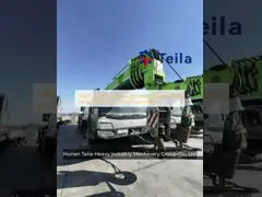 used zoomlion 55 ton mobile crane truck good condition lifting equipment