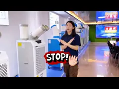 Portable Air Cooler with 6 Liter Water Tank 360° Removable Rotating Air Vents and 2.7 KW Cooling Power