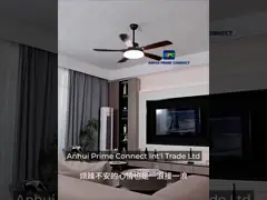 cream wind wooden blade 48 inch ceiling fan with light and remote control