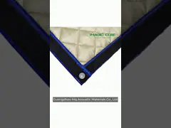 waterproof canvas outdoor sound barrier stc 17db and flame retardant