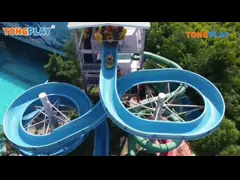 oem odm amusement park swimming pool outside fiberglass water slide