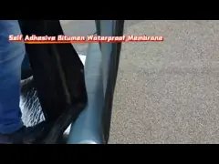 excellent adhesion self adhesive bitumen membrane waterproof 1.2mm 20m/roll easy construction