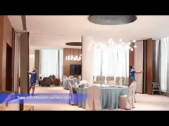 Bewegliche akustische Wandplatten Schalldichte Schiebewände Optimieren Büro- und Hotelumgebungen