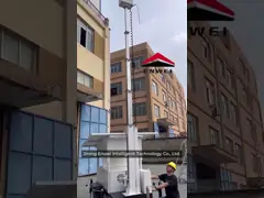 strong mobility portable solar led light trailer for mining lighting