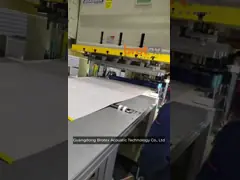 paneles acústicos de aluminio curvos paneles acústicos de techo de microcomposito azulejos 2x6