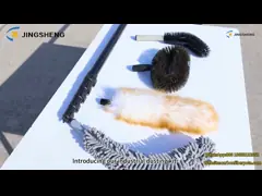 33ft telescopic carbon fiber industrial dusting pole set: for cleaning fans, cobwebs, high ceilings