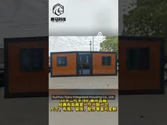 Casa container espandibile rifugio modulare portatile per uso di emergenza all'aperto