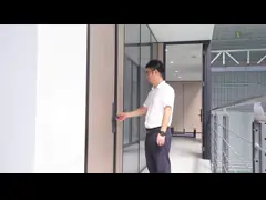 Modulare und vormontierte Installation 100 mm schalldichte Glastrennwand für eine produktive Arbeitsumgebung