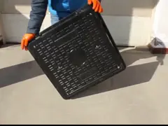 uv resistance composite manhole cover embedded/frame and cover installation method