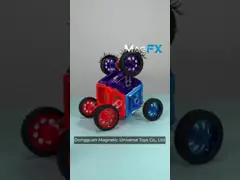 big eyes magnetic blocks with wheels , remote control magnetic tiles accessories