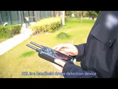 Handheld 360 Degree FPV Drone Detector System 3km 700MHz~6300MHz
