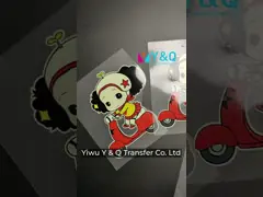 printable fluorescent glow in the dark logo sticker for bag