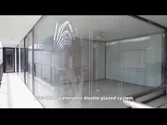 Dauerhafte abnehmbare Glaspartitionen Doppelglasmodulare Büroglaspartitionswände