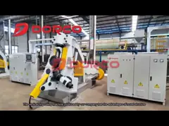 Unbemannte Vertikal-Ringwalzmaschine für anpassbare Be- und Entlade-Roboterarme