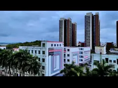 p33.33 - p16.67 transparent led curtain screen 6000nit outdoor advertising led display