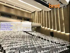 2/2/0.5mm diffuser auditorium microperforated wooden sound absorbing wall acoustic panels